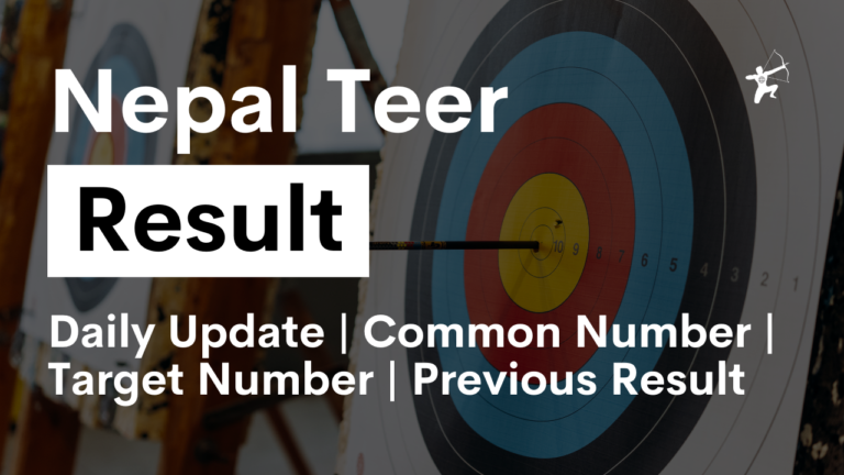 Nepal teer result, nepal teer result today - Teerweb